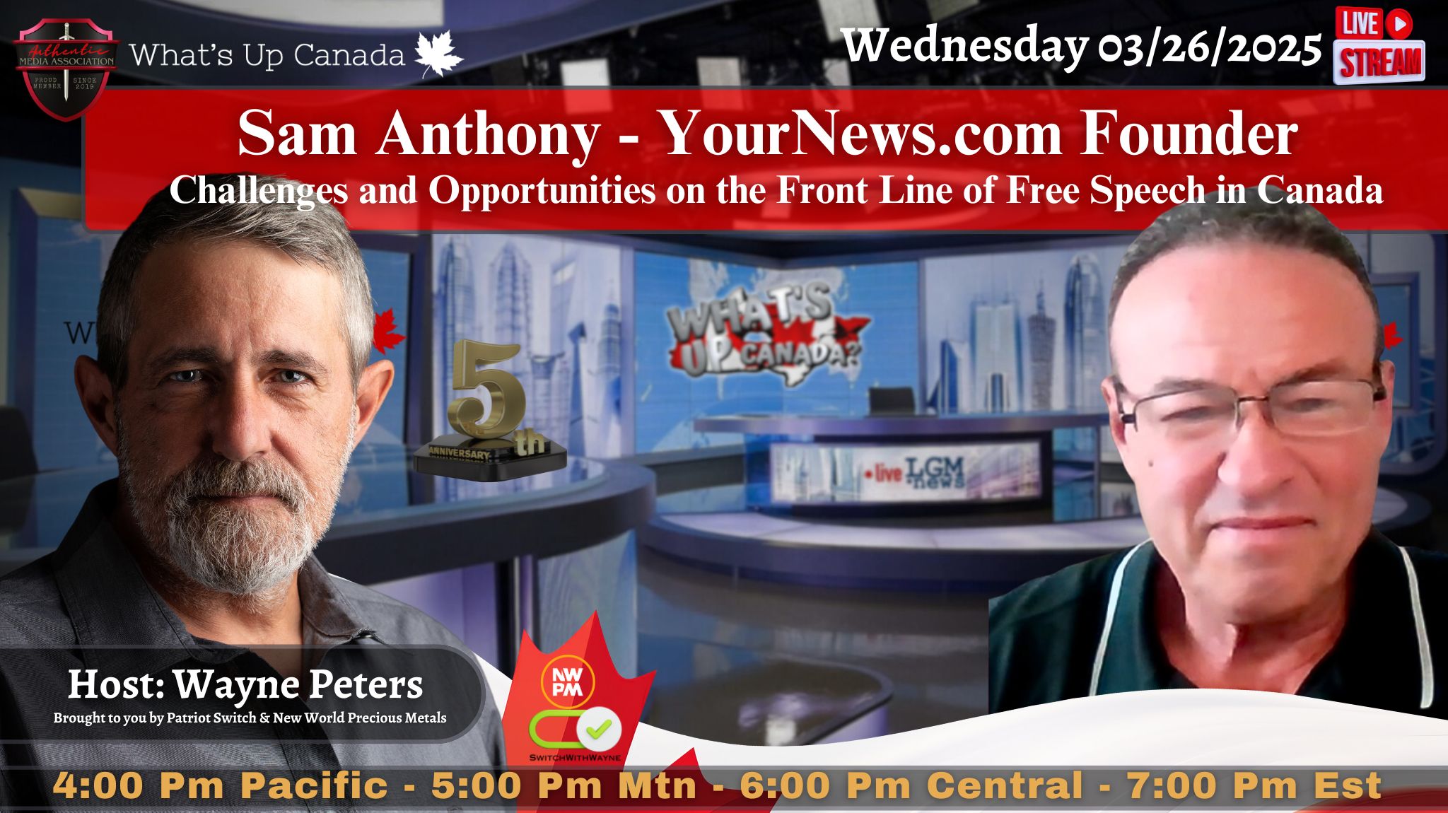 What's Up Canada – Replacing Mainstream Media Mercenaries